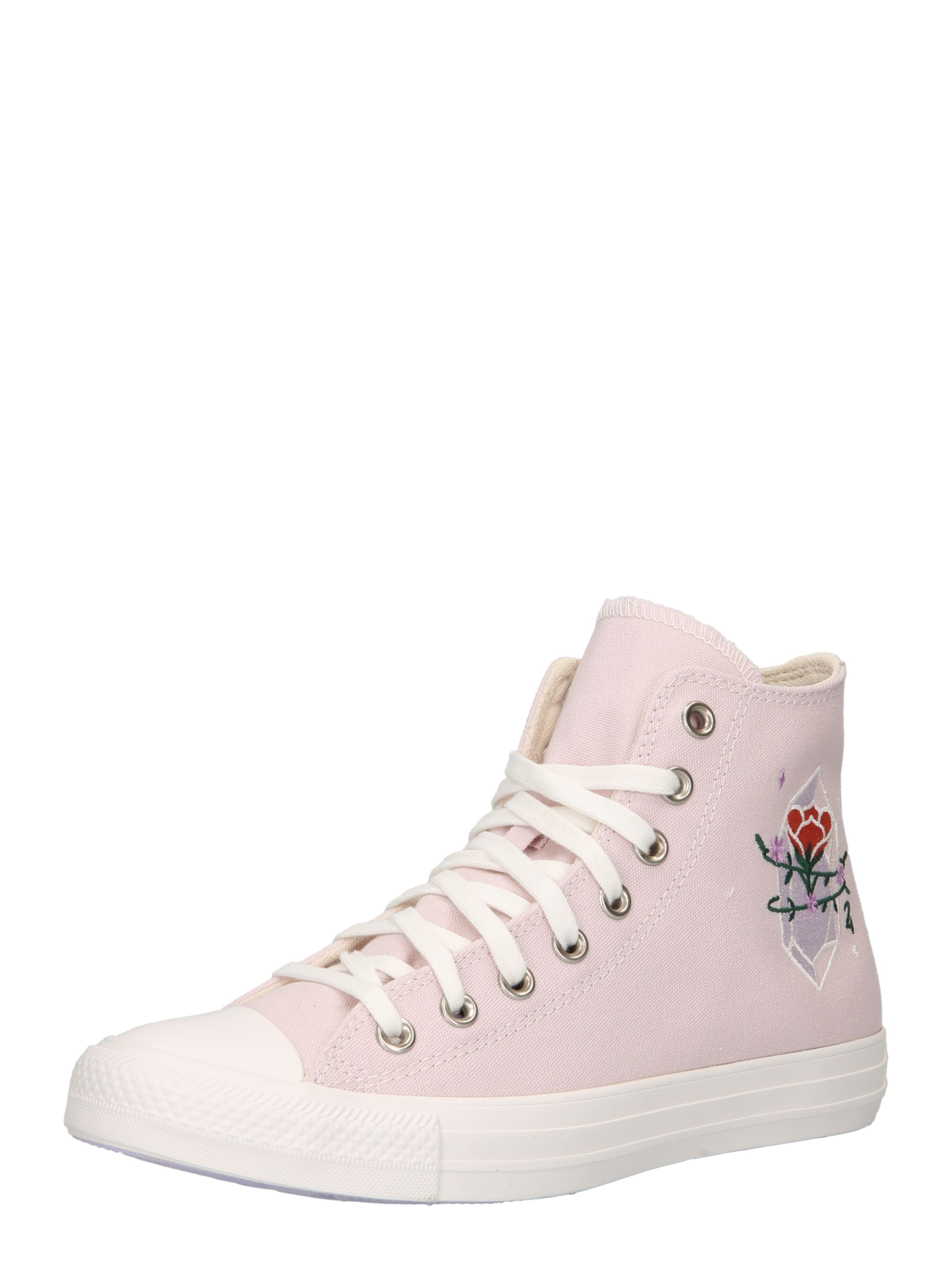 CONVERSE Kõrged ketsid 'Chuck Taylor All Star' mururoheline / roosa ...