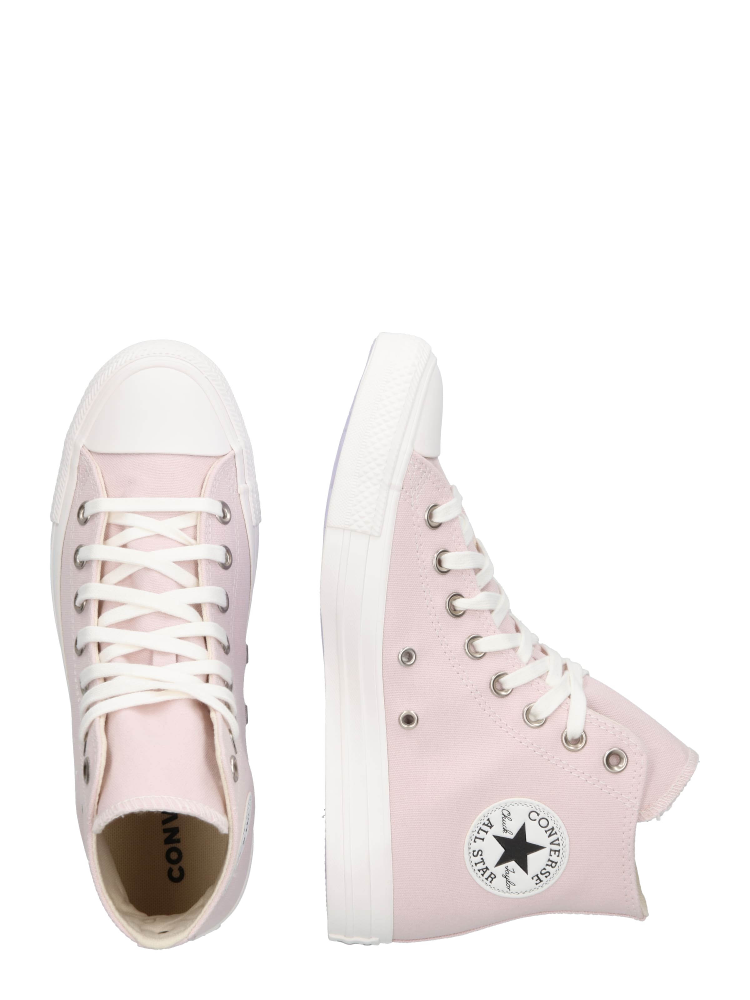 CONVERSE Kõrged ketsid 'Chuck Taylor All Star' mururoheline / roosa ...