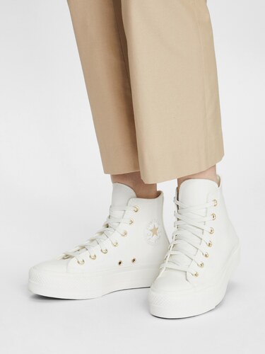 CONVERSE Kõrged ketsid 'Chuck Taylor All Star Lift' loodusvalge - GLAMI.ee