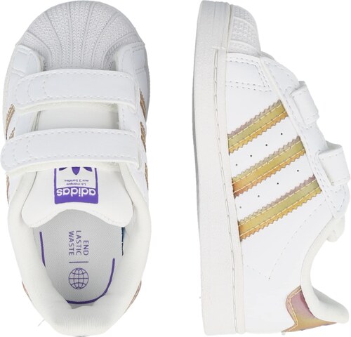ADIDAS ORIGINALS Ketsid 'Superstar' helekollane / oranž ...