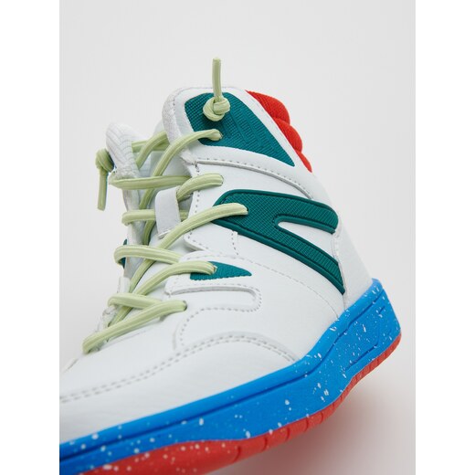 Reserved - Värvilised pahkluuni tennised - Valge - GLAMI.ee