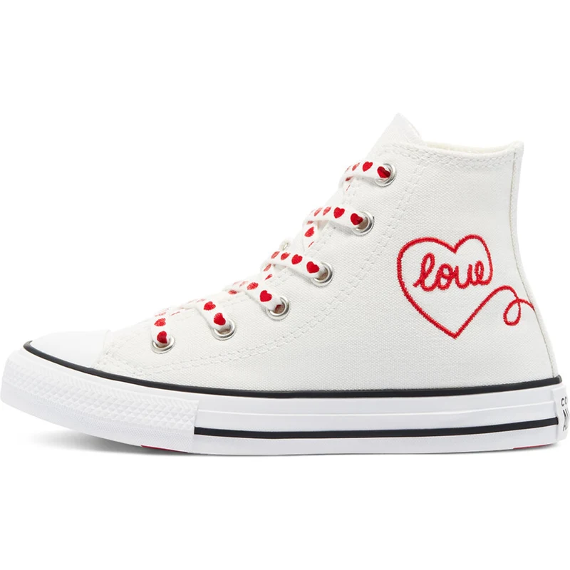 CONVERSE Ketsid 'Chuck Taylor All Star' valge / punane / must - GLAMI.ee