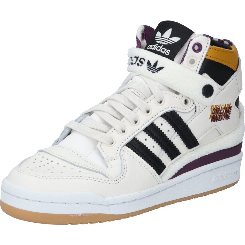 ADIDAS ORIGINALS Kõrged ketsid 'FORUM 84 HI GIRLS ARE AWESOME' valge ...