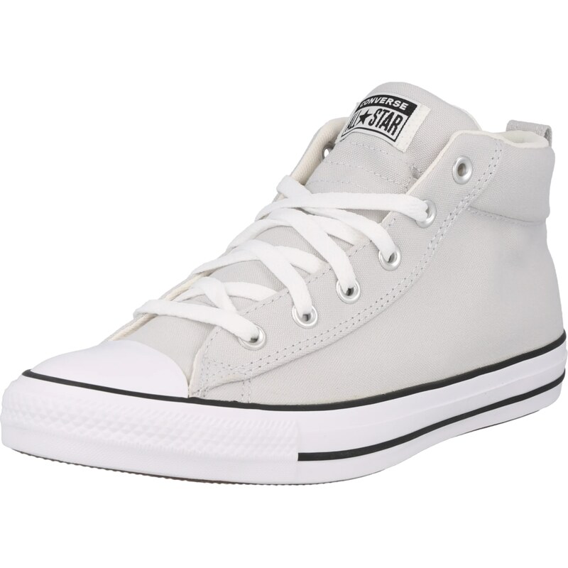 CONVERSE Kõrged ketsid 'Chuck Taylor All Star Street' helehall / valge ...