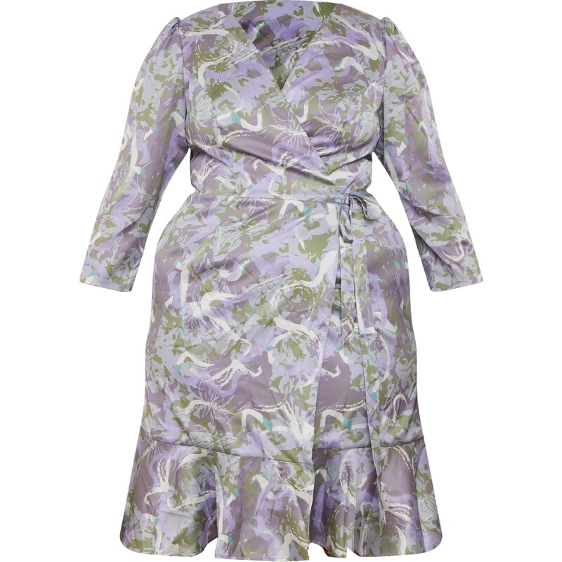 Chi Chi Curve Kleit hall / kiivi / lavendel / valge - GLAMI.ee